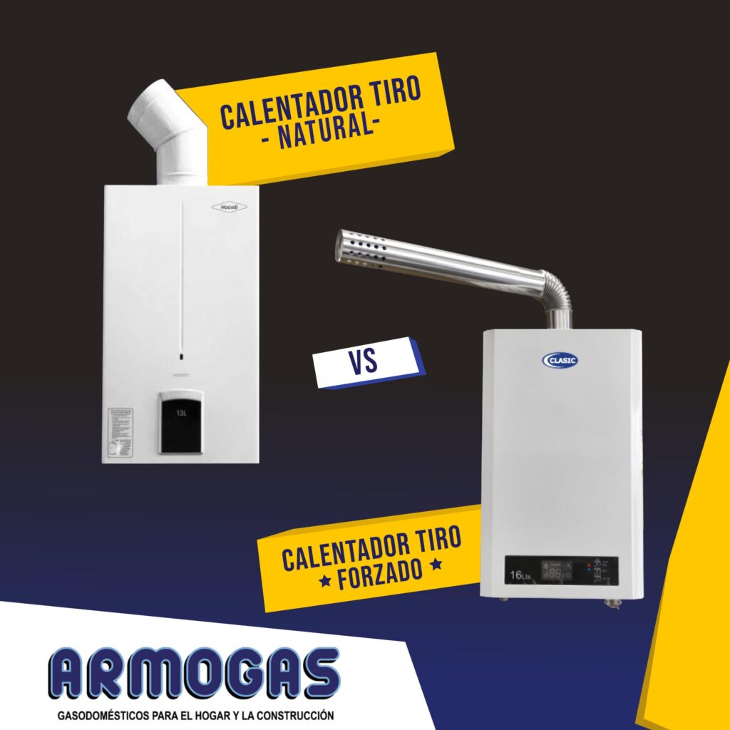 Conoce las diferencias entre calentador de tiro natural y tiro forzado ...